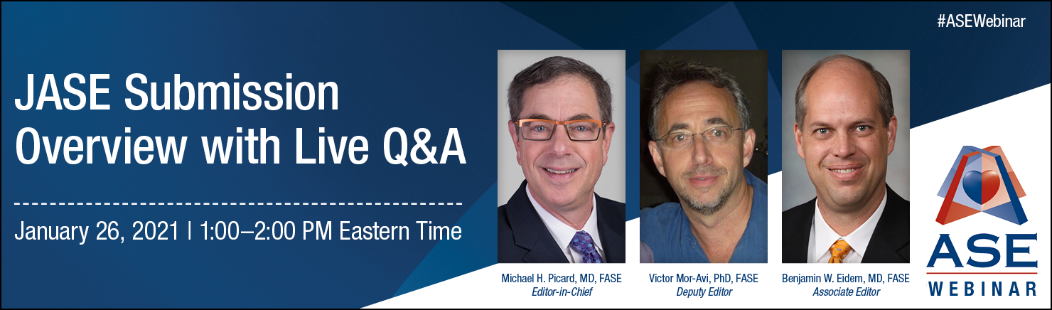 ASE Live Webinar: JASE Submission Overview
