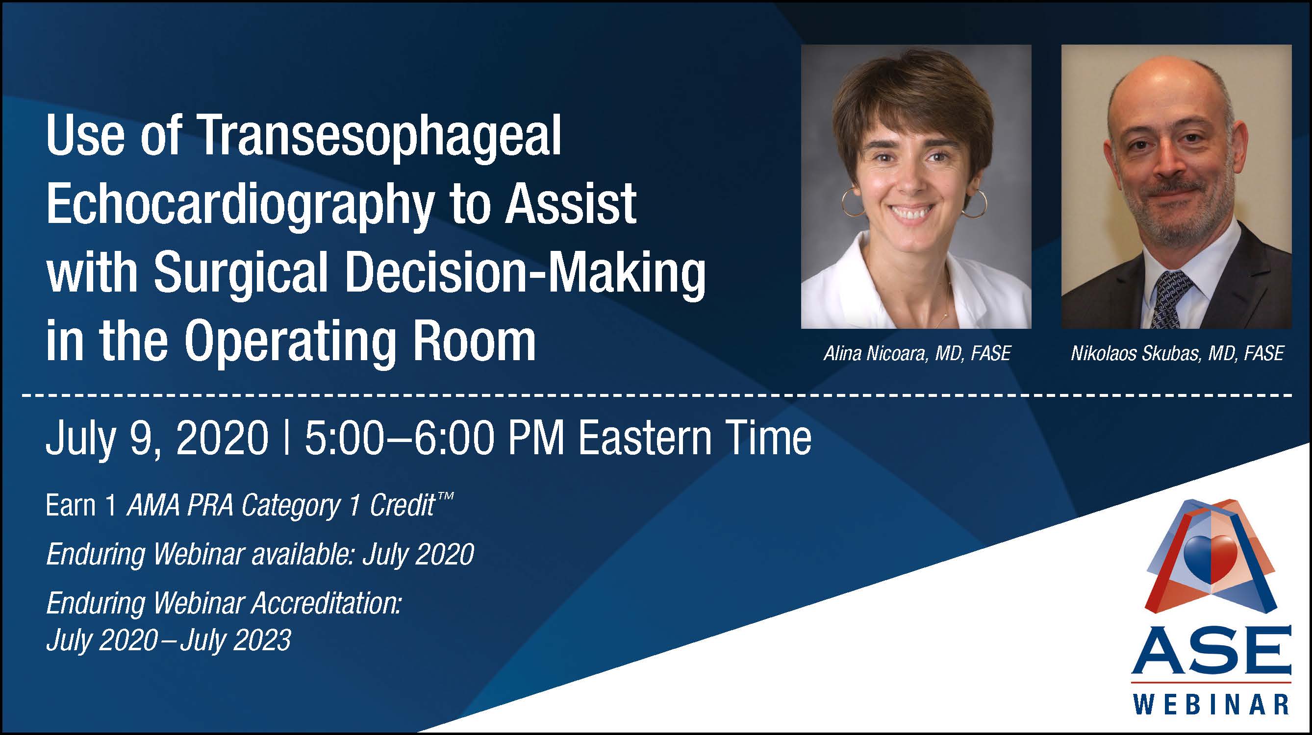 Use of TEE to Assist with Surgical Decision-Making in the Operating ...